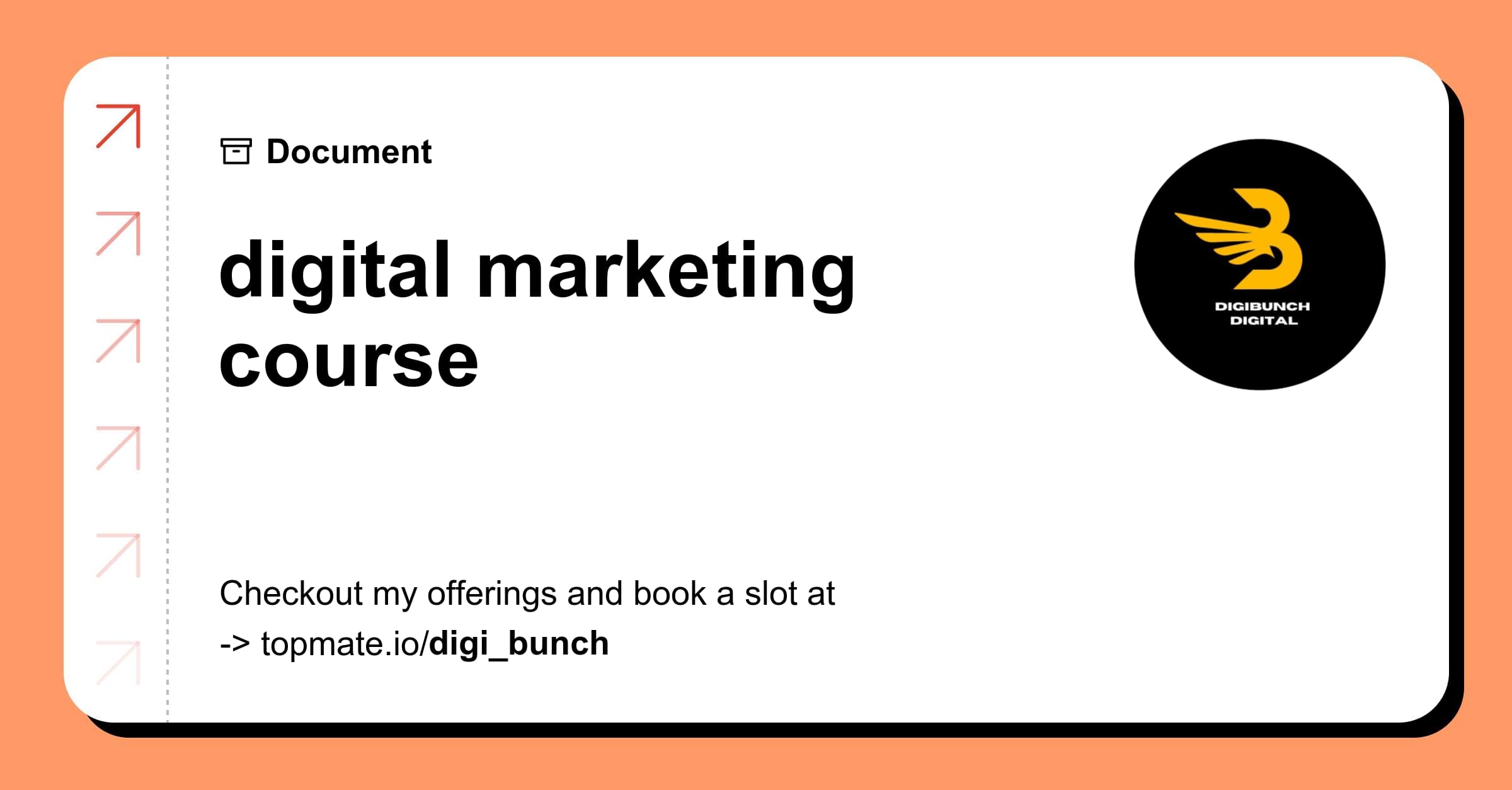 digital marketing course with digi bunch